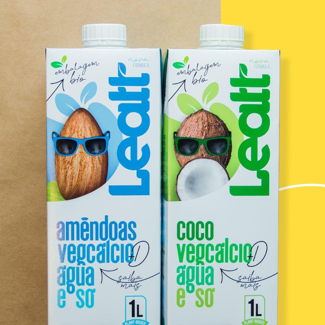 Leatt estreia linha de leite de coco e amêndoas com embalagem em ...